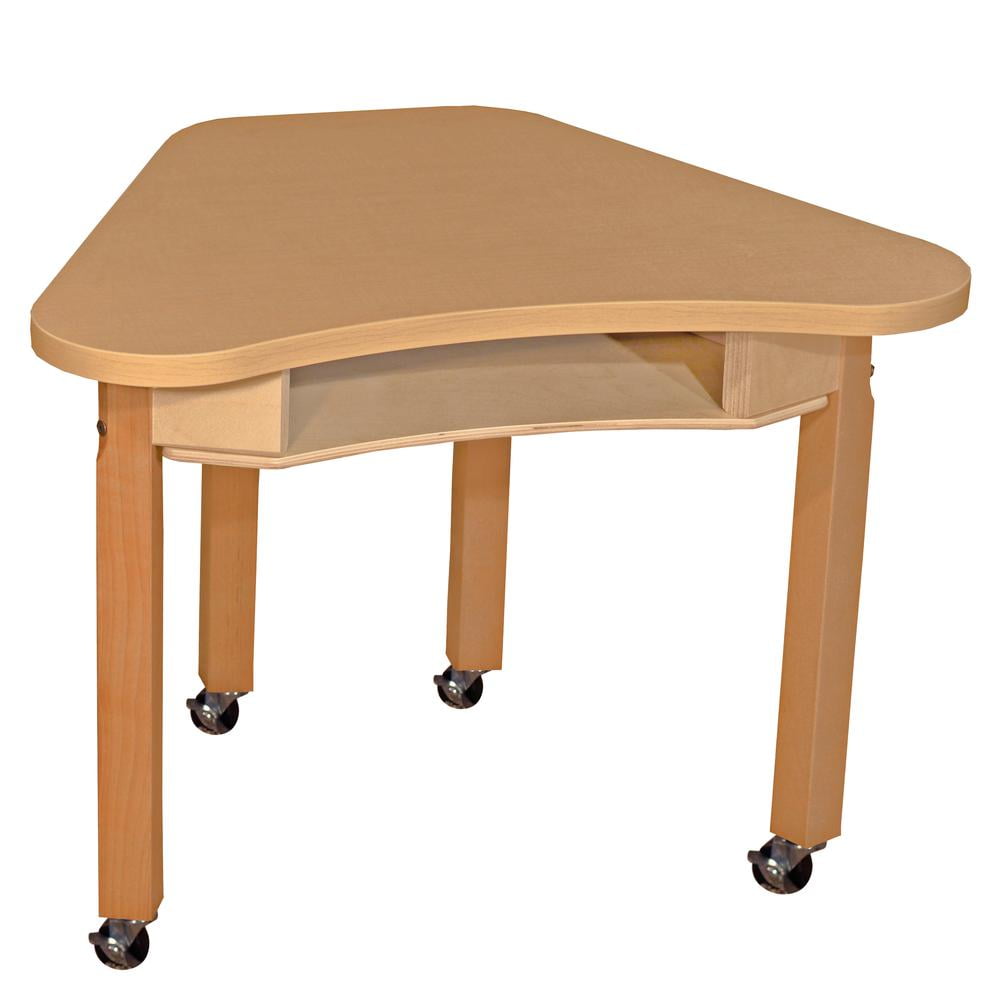 WOOD DESIGNS Mobile Synergy 24" x 30" High Pressure Laminate Deep Desk ...