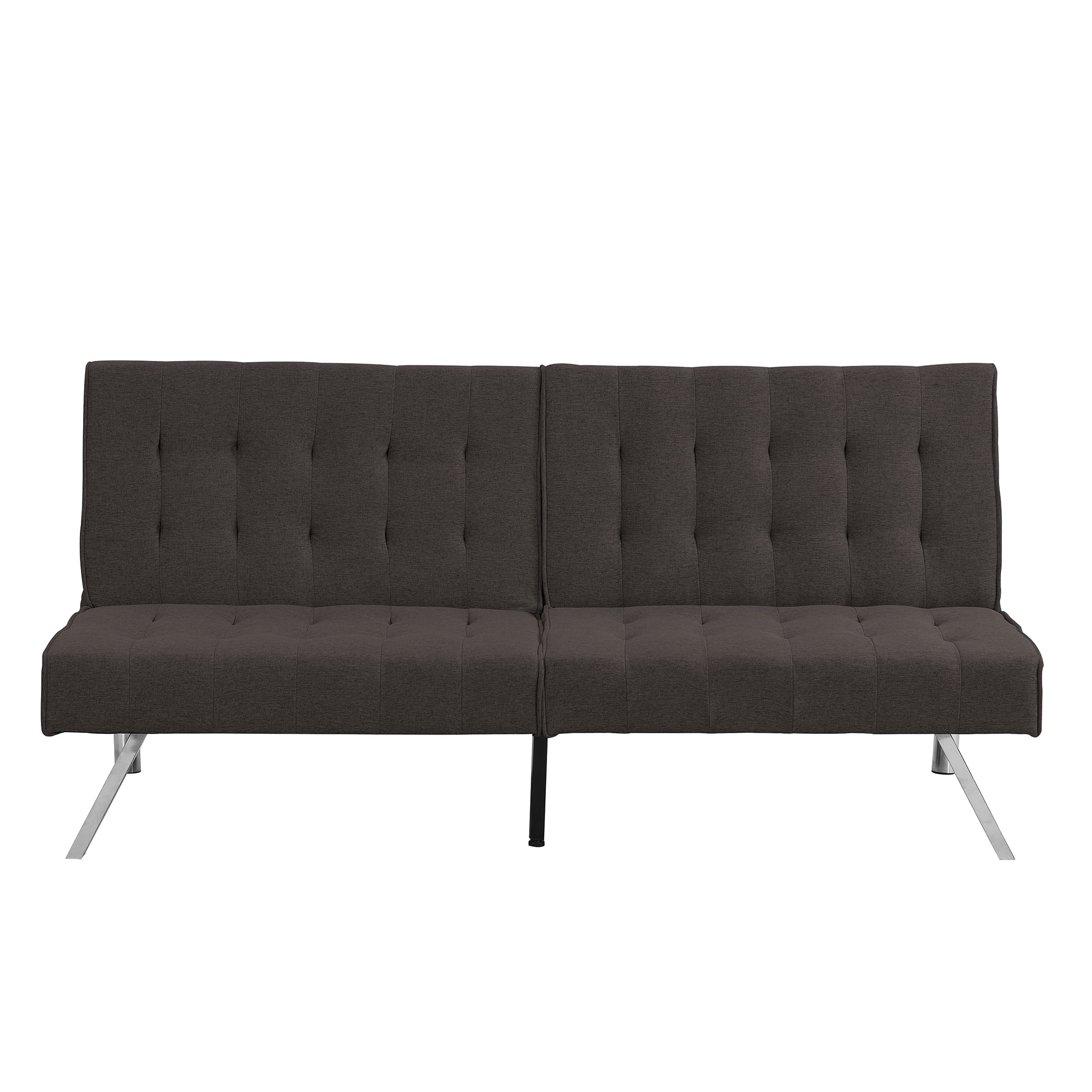 WOOD FRAME, STAINLESS LEG, FUTON, SOFA BED Espresso - Walmart.com