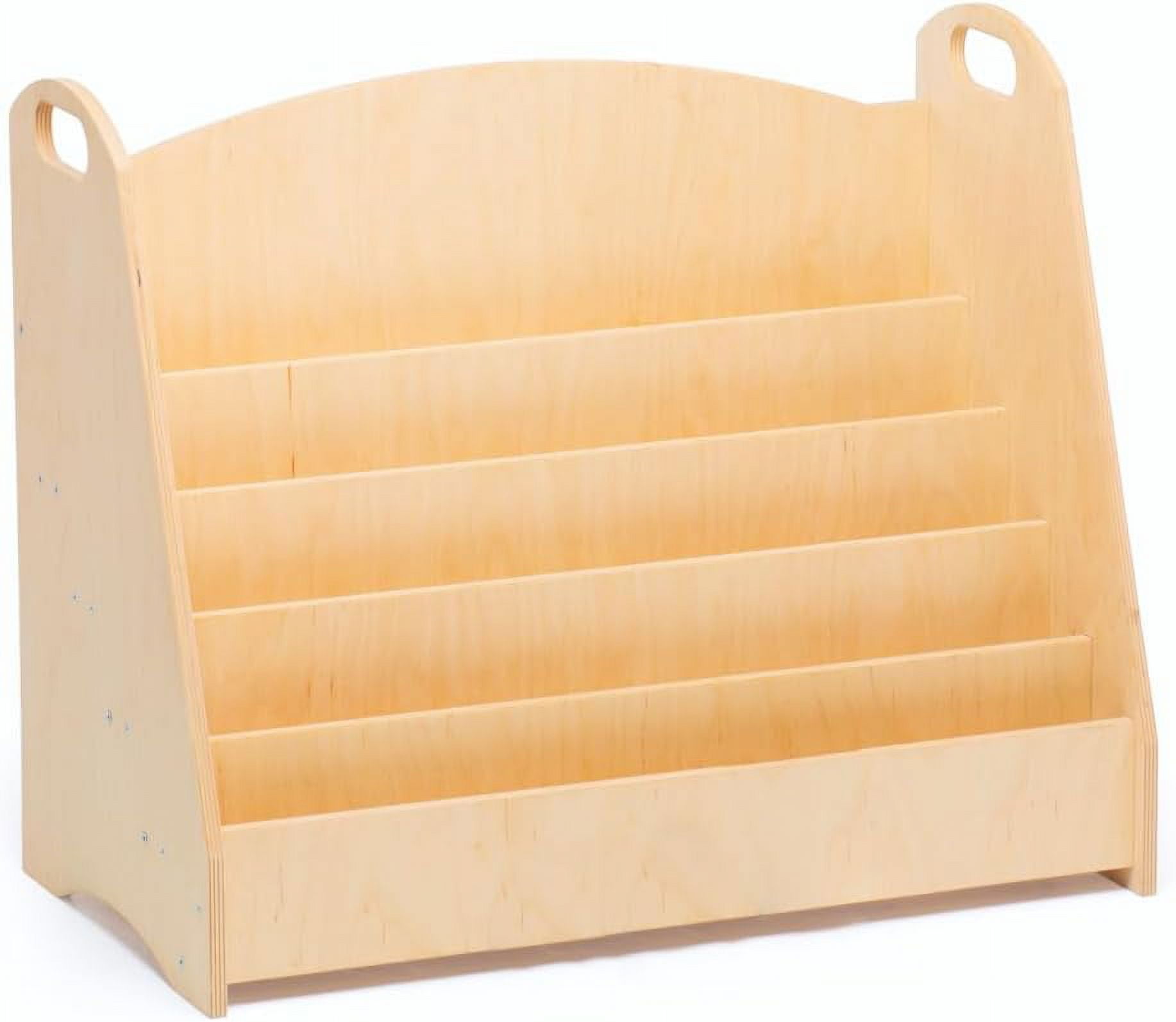 WOOD&ROOM Wooden Kids Bookcase - Book Organizer for Kids Room - Nursery ...