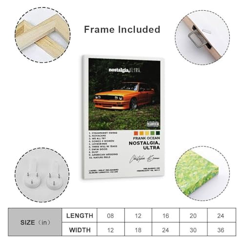 WOODBU Nostalgia Ultra Album Cover Posters Canvas Wall Art Living Room ...
