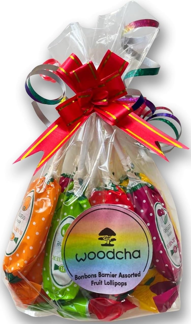 Woodcha Bonbons Barnier Fruit Assorted Pops, Lollipops Individually ...