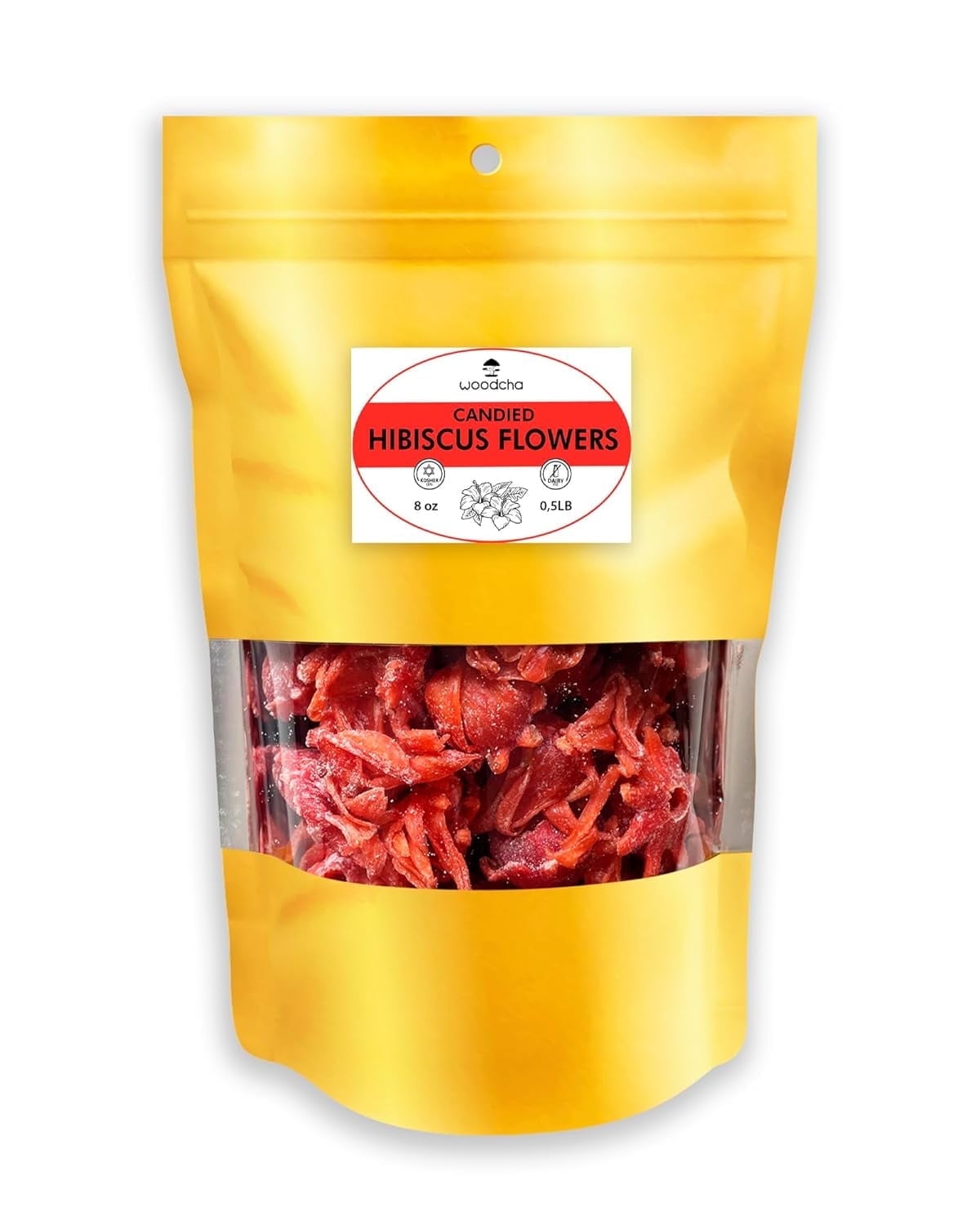 WOODCHA Roselle, Candied Hibiscus, Dried Edible Flowers, Edible ...