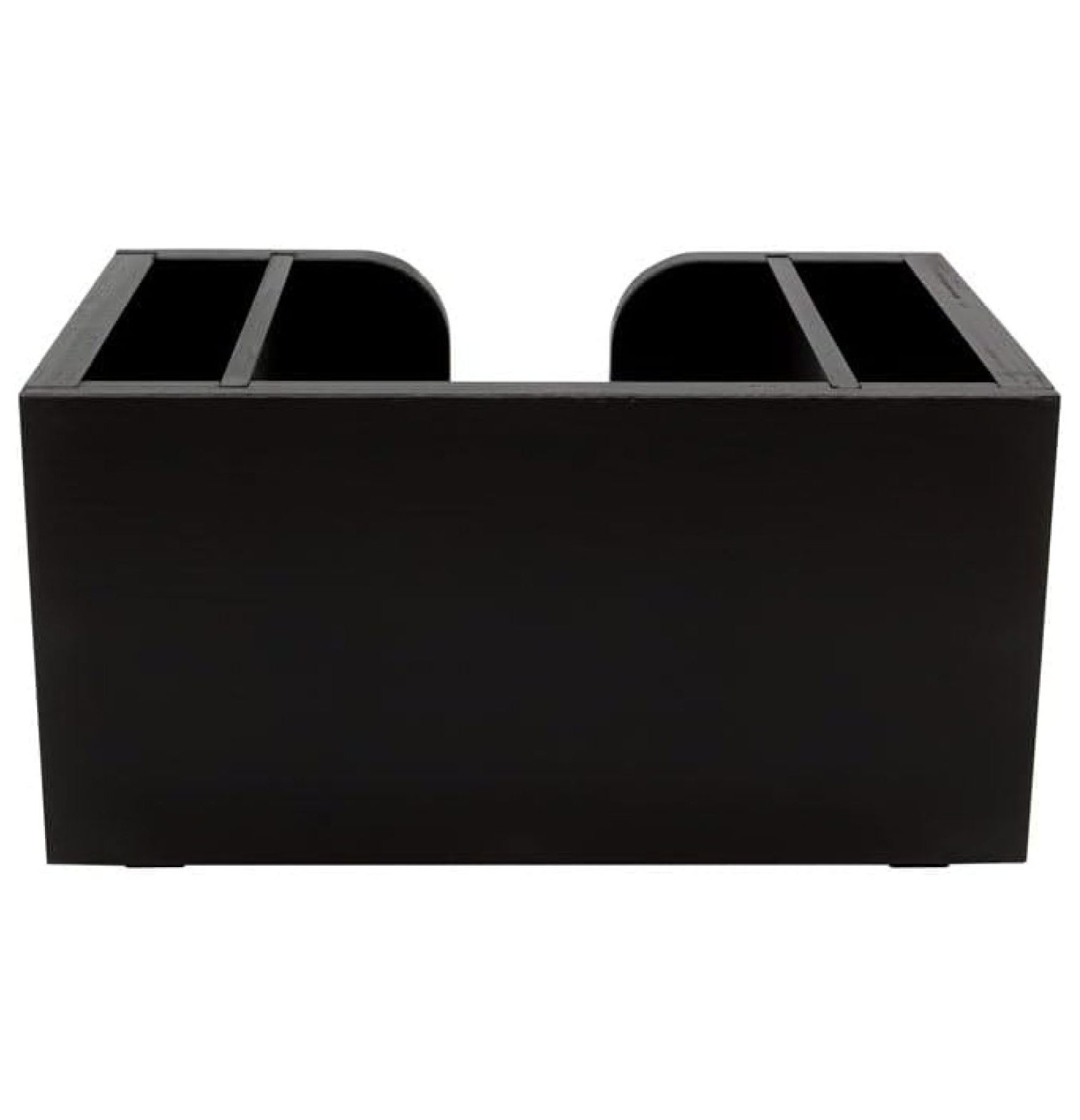WOODEN BAR CADDY - RUSTIC WOODEN DESIGNS (Black) - Walmart.com