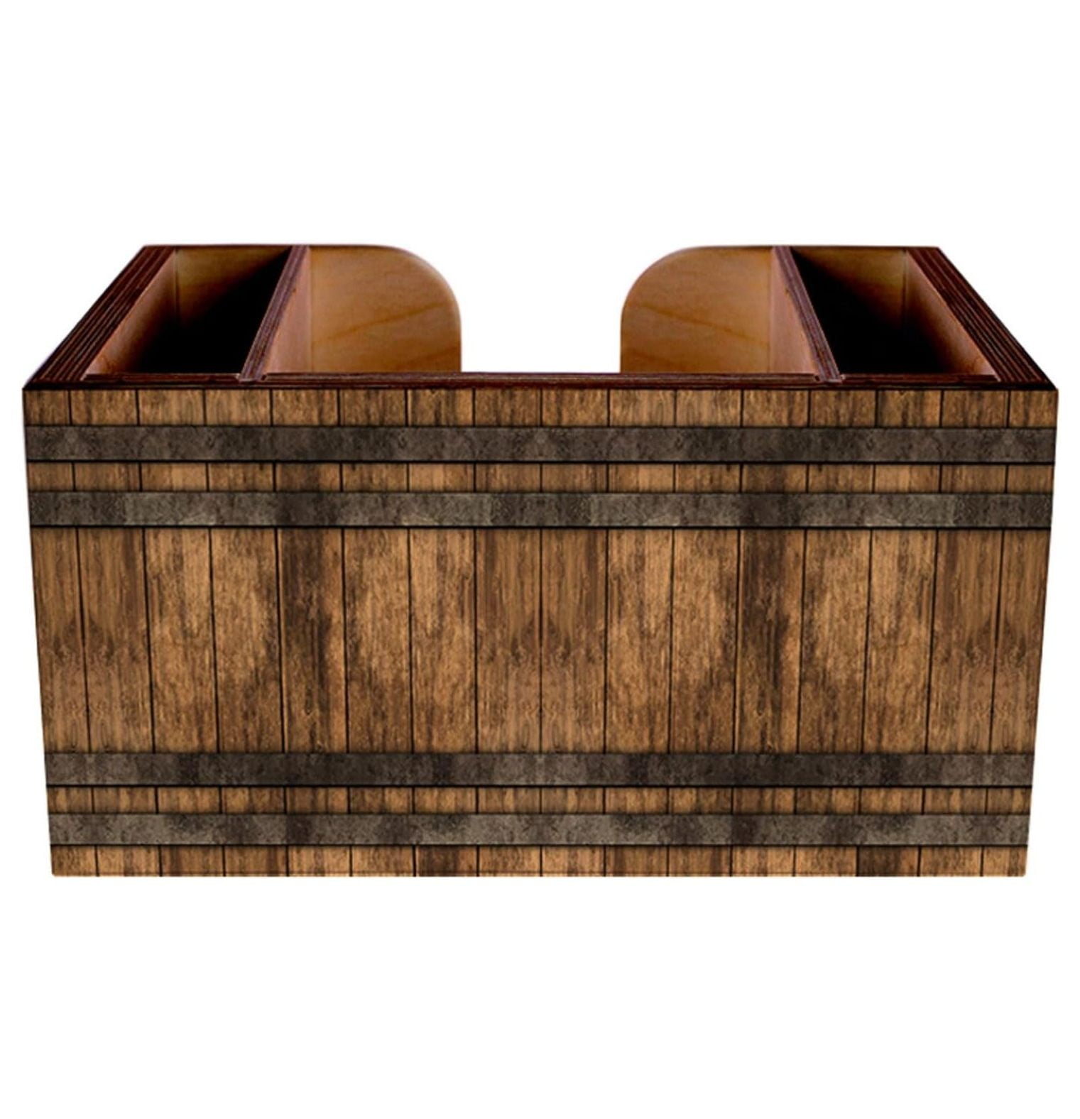 WOODEN BAR CADDY - RUSTIC WOODEN DESIGNS (Rustic Wooden Barrel ...