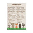 WOODLAND ANIMALS Baby Trivia Shower Game, Pack of 25, Gender Neutral ...