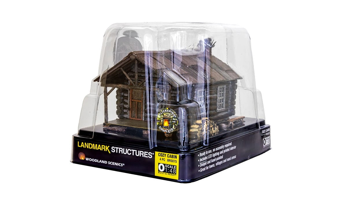 WOODLAND SCENICS COZY CABIN BUILT & READY O GAUGE BR5875 WDS5875 - Walmart.com