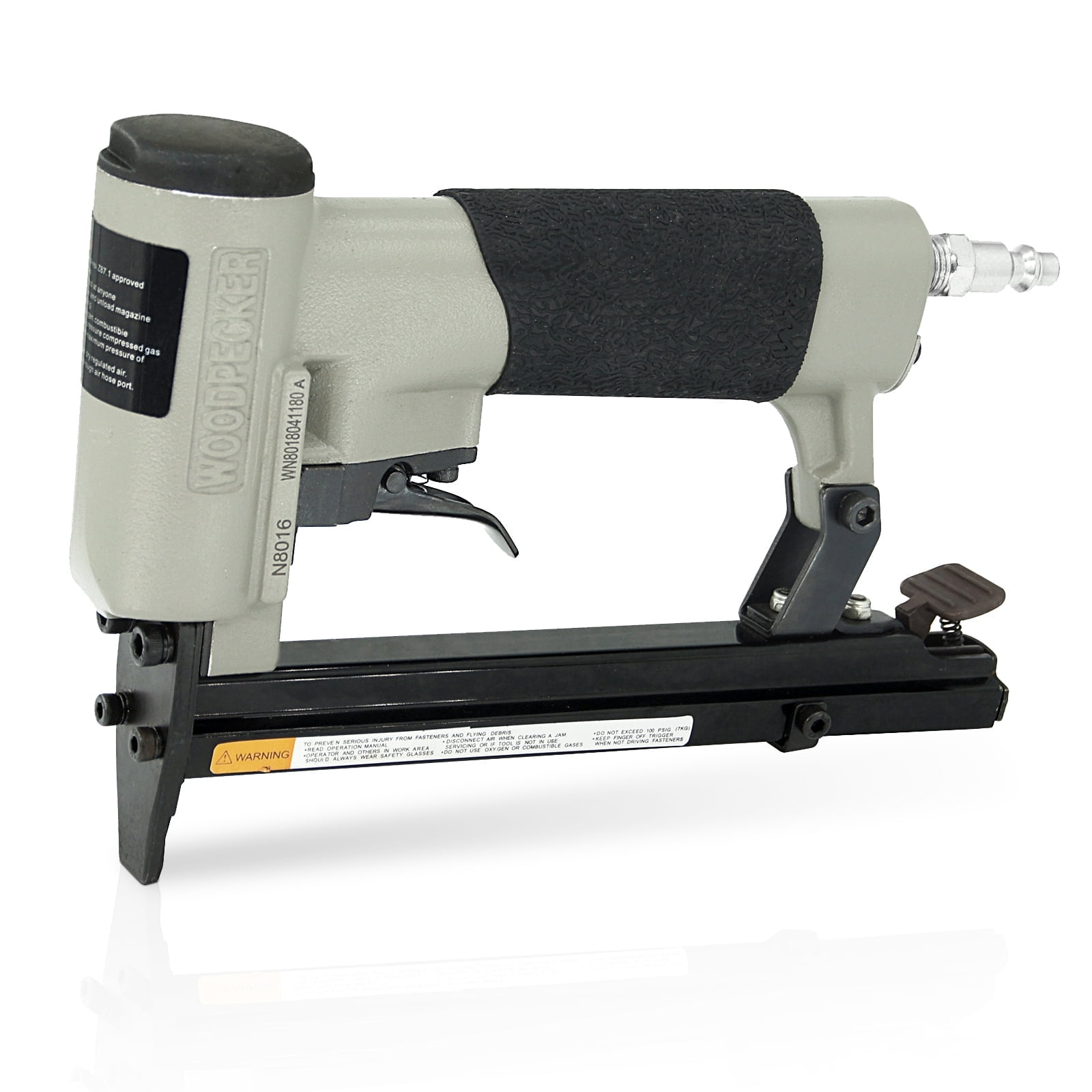 Woodpecker N8016 Pneumatic Upholstery Stapler, 21 Gauge Crown Stapler ...