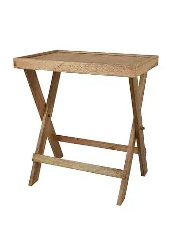 WOODZEN Foldable Wooden Luggage Racks for Guest RoomSuitcase Stand And ...