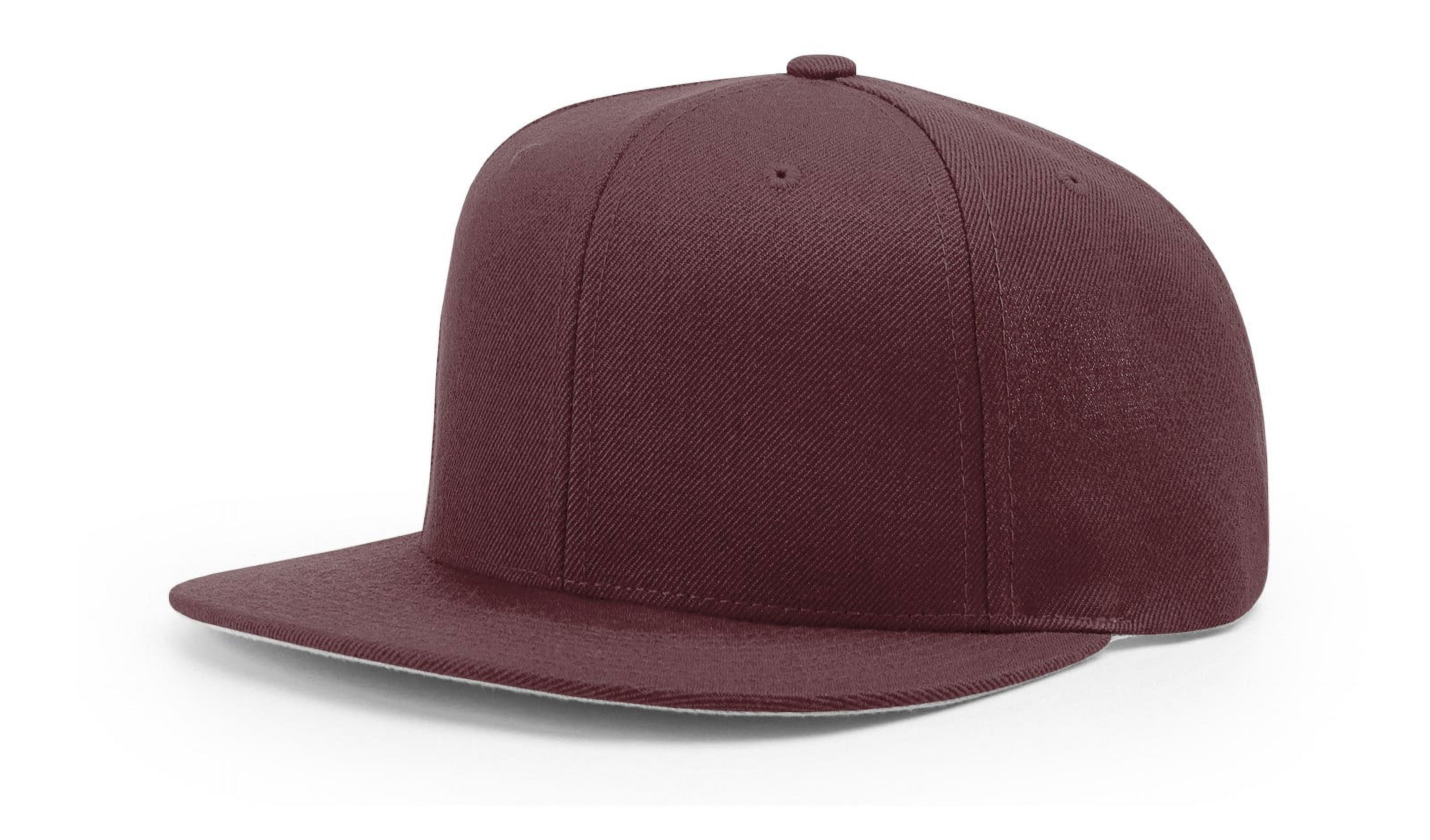 Richardson 510 Wool Flatbill Snapback Caps - Maroon - Walmart.com
