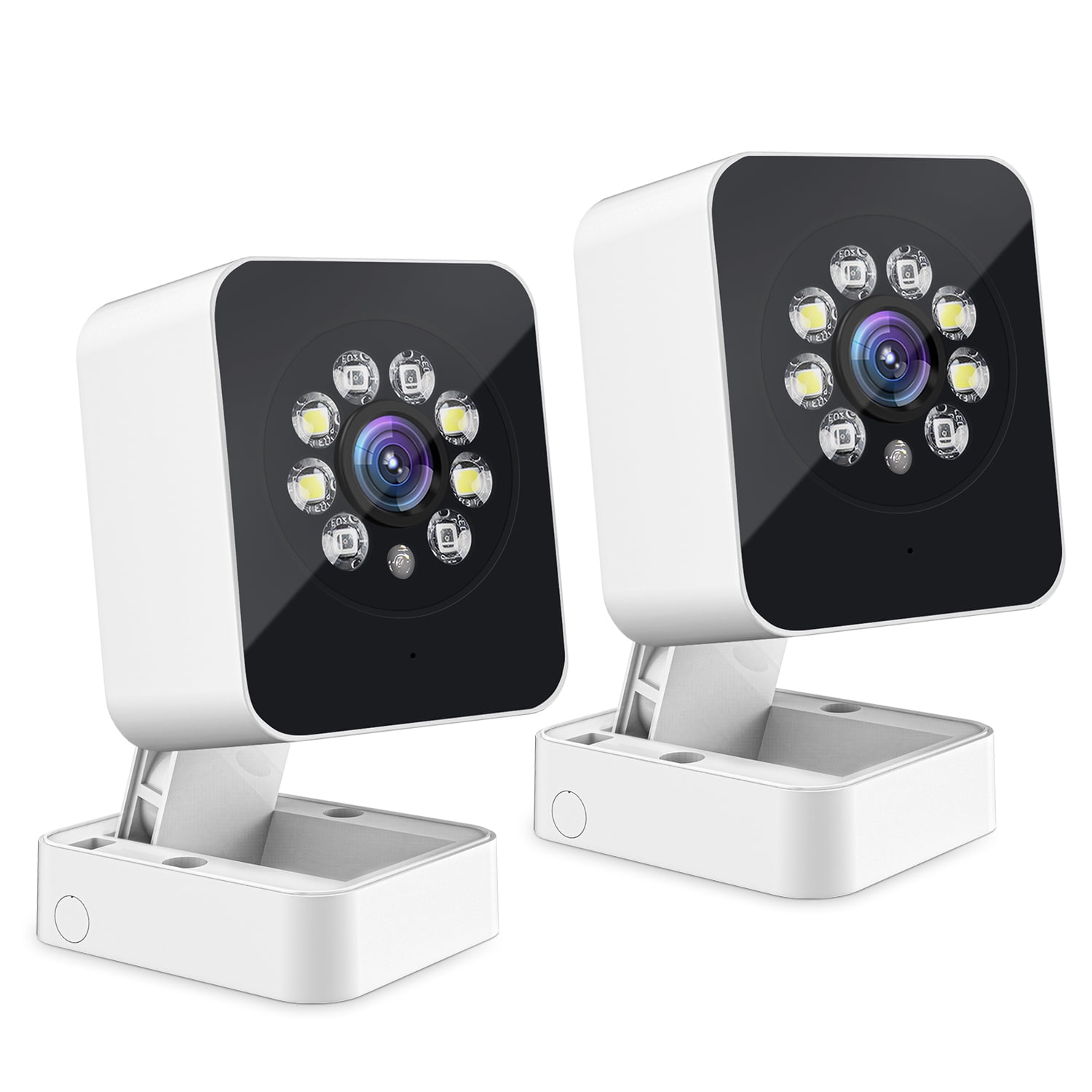 WOOLINK 2 Pack 2K Home Security Cameras with WiFi, Night Vision, Motion ...