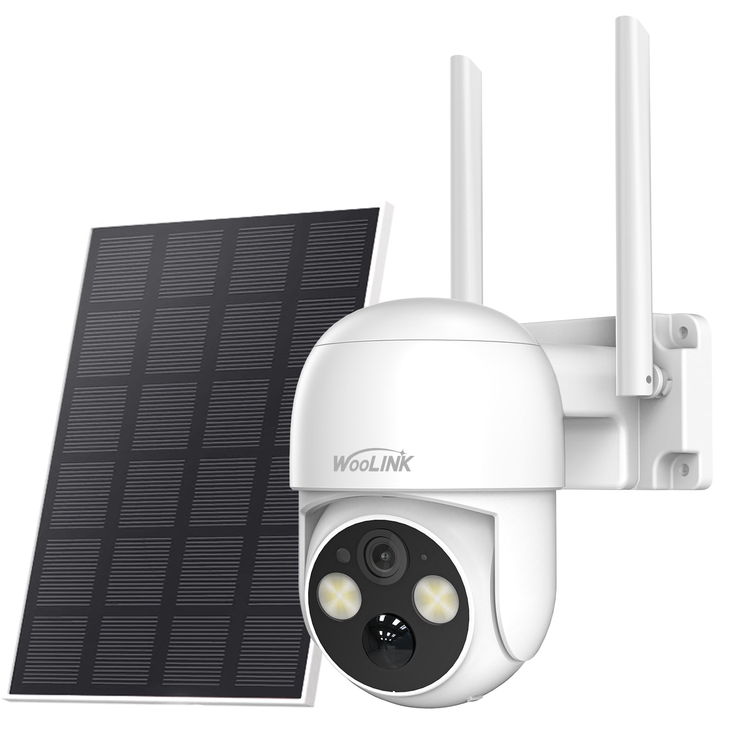 WOOLINK 4MP Solar Security Camera, Wireless, 2.5K Pan/Tilt, WiFi ...