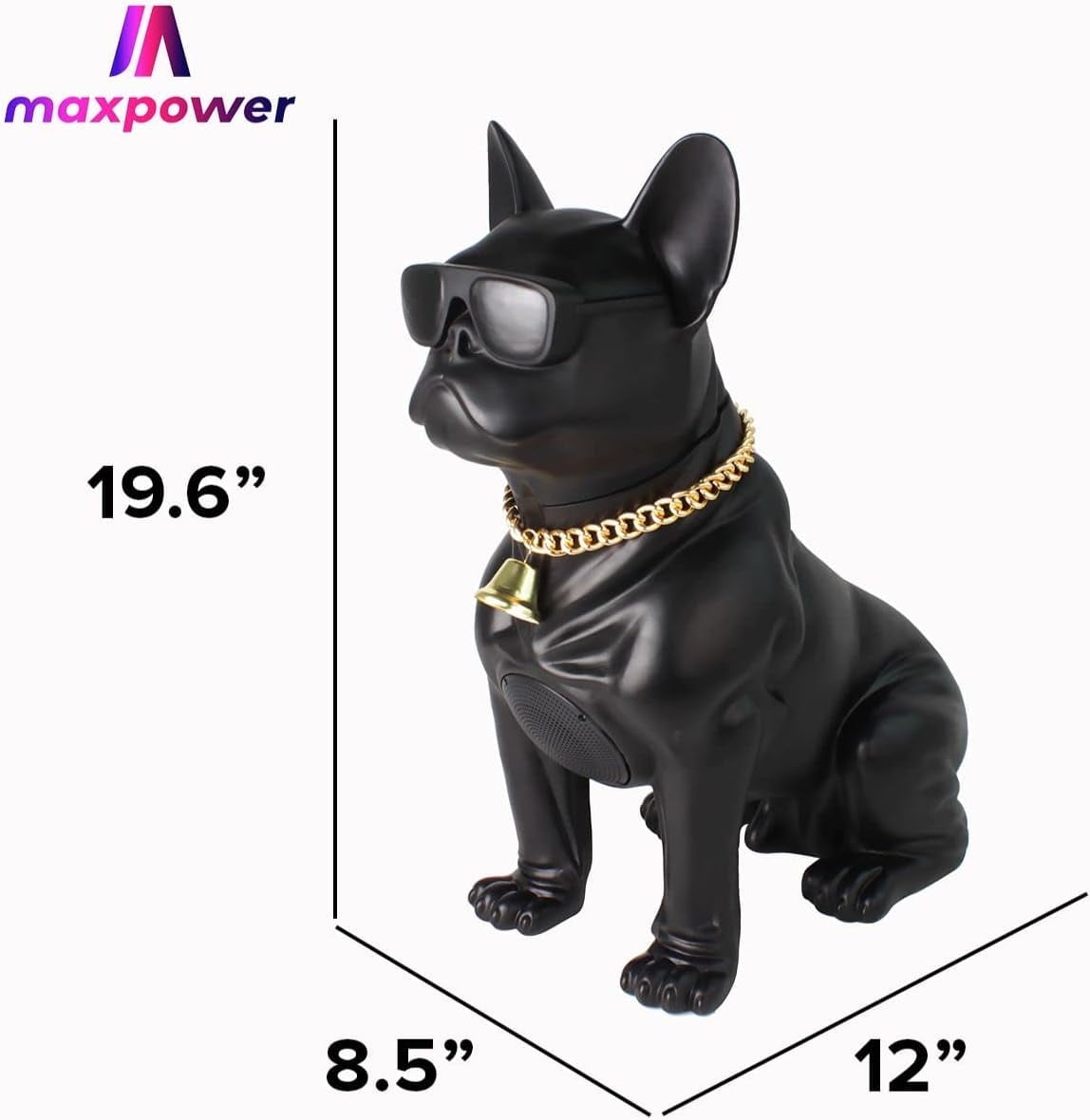 Max Power MD566 Wireless Outdoor Bulldog Style Speaker - Portable Music ...