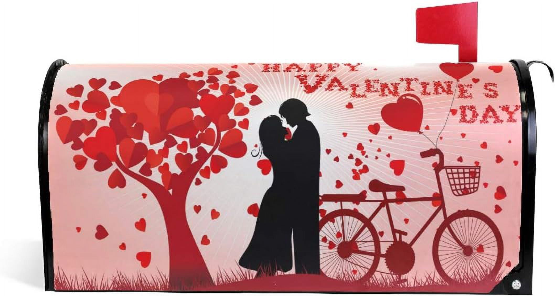 WOOR Valentine''s Day Magnetic Magnetic Mailbox Cover Standard Size for ...