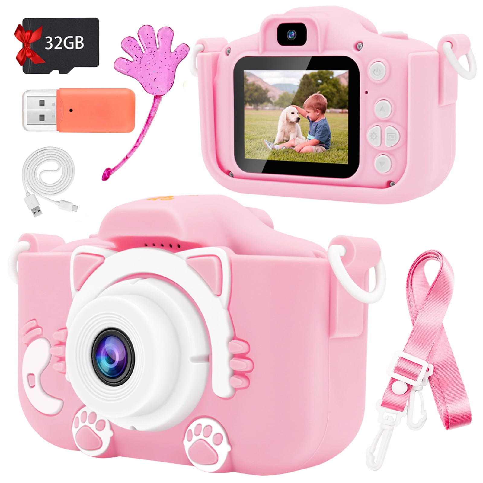 WOORNIGOJIN Kids Camera 1080p HD Digital Camera for Boys and Girls Aged ...