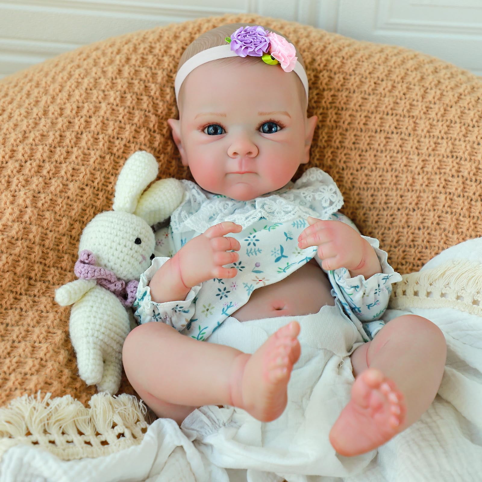 WOOROY Realistic Reborn Baby DHF10 Dolls, 20 Inch Lifelike Newborn ...