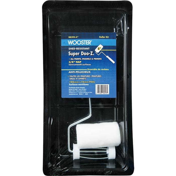 Wooster Paint Roller Kit,4in. RR394-4 - Walmart.com