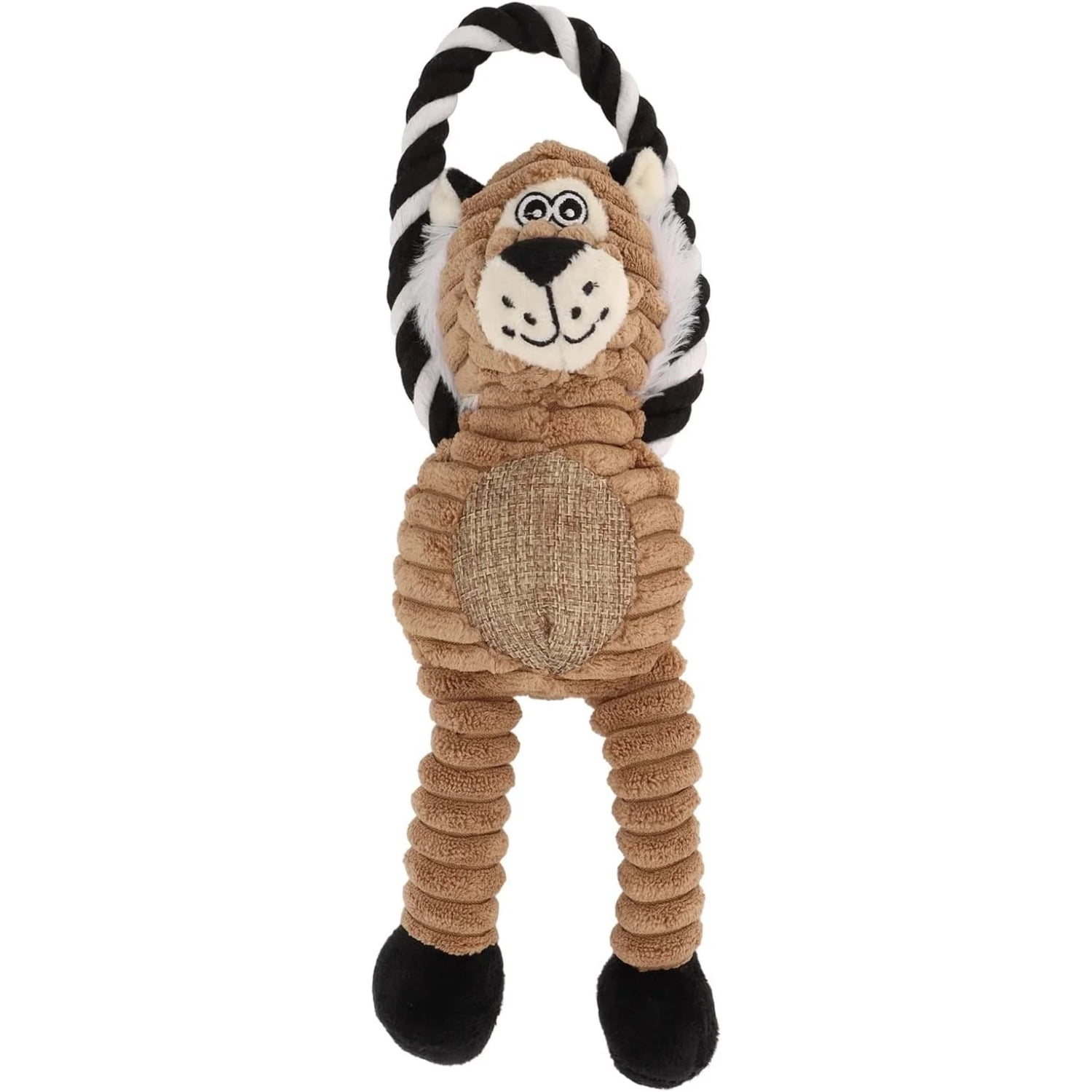 WOOZAPET Rope Dog Toy with Combination of Plush Stuffed Animal ...