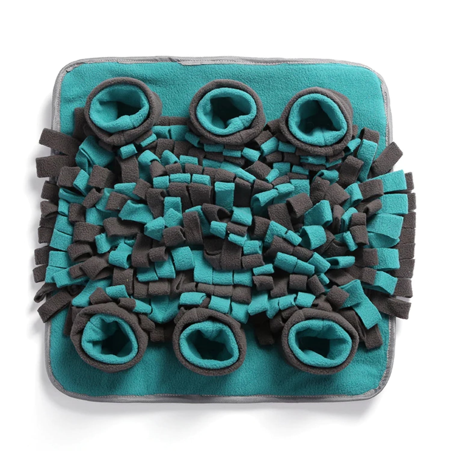 WOOZAPET Snuffle Mat for Dogs Gray and Teal - Walmart.com