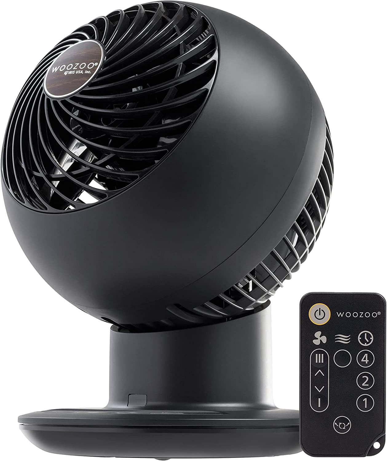 WOOZOO Air Circulator Fan with Remote, Oscillation, 5 Speeds, 82ft Max Distance, 90° Adjustable ...