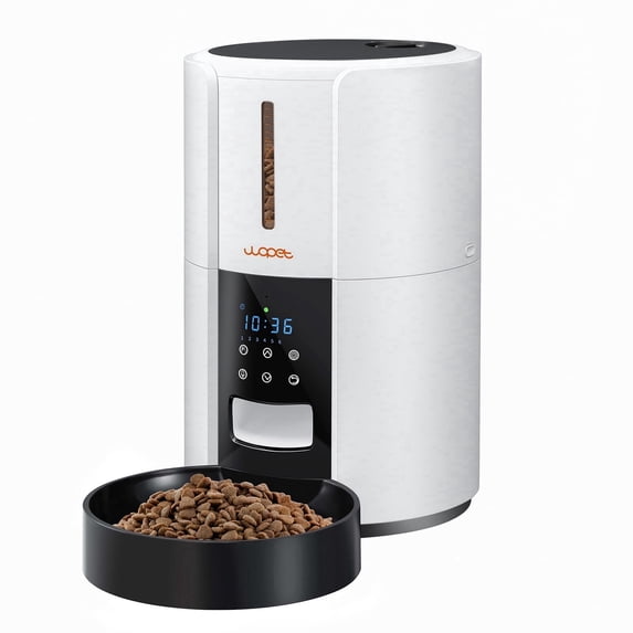 WOPET Electronic Pet Feeder, Automatic Dog & Cat Dispenser, 3L, 6 ...