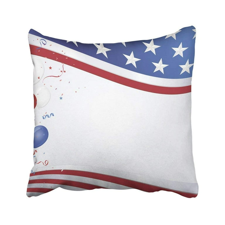 Red White And Blue Balloons Border