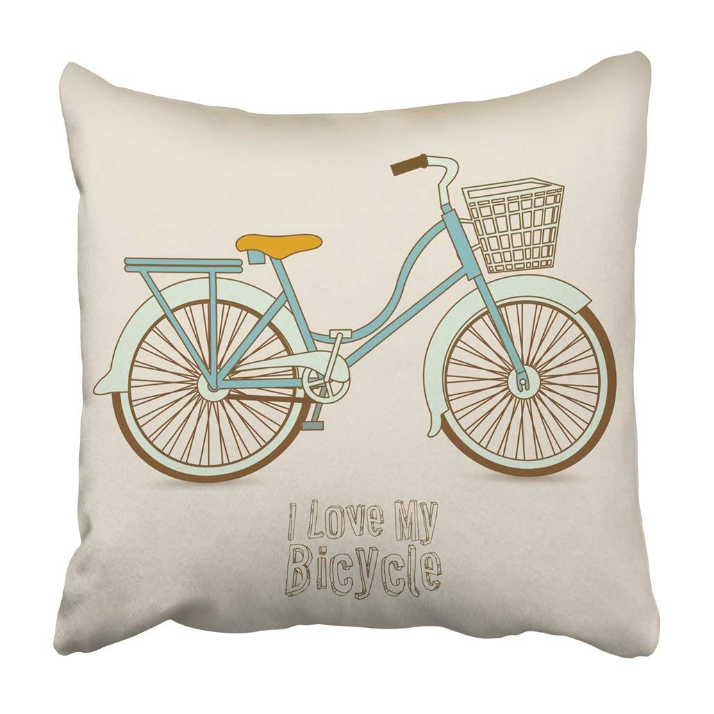 WOPOP Black Vintage Of Bicycle Riding On The Hipster Bike Cute Pastel ...