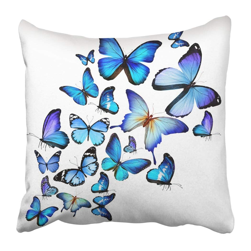 WOPOP Blue Butterfly Many Different Butterflies White Green Flying ... WOPOP Blue Butterfly Many Different Butterflies White Green Flying ...