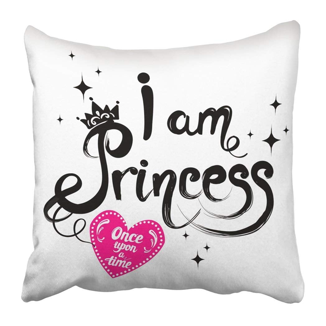 WOPOP Girls Original Calligraphic Text I Am Princess Motivation Slogan ...