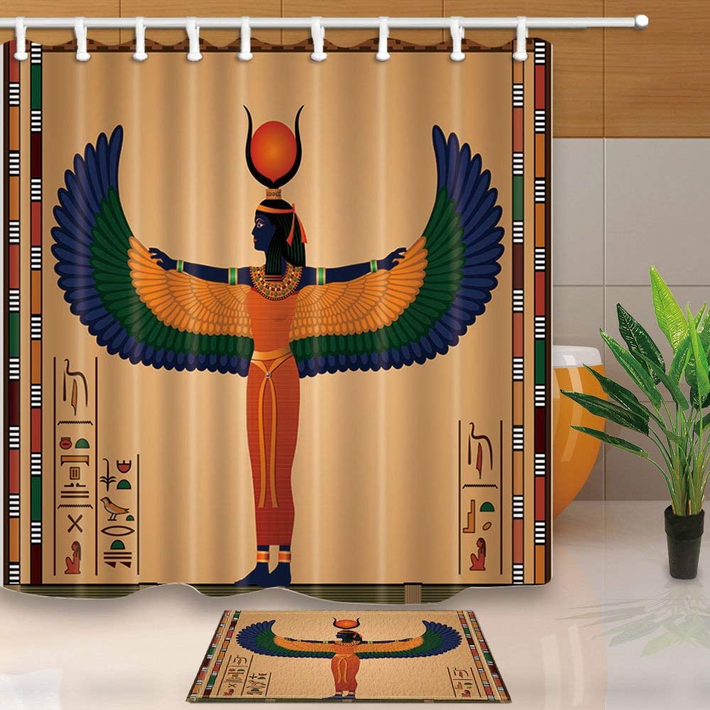 Wopop The Goddess Of Ancient Egypt Shower Curtain 66x72 Inches With
