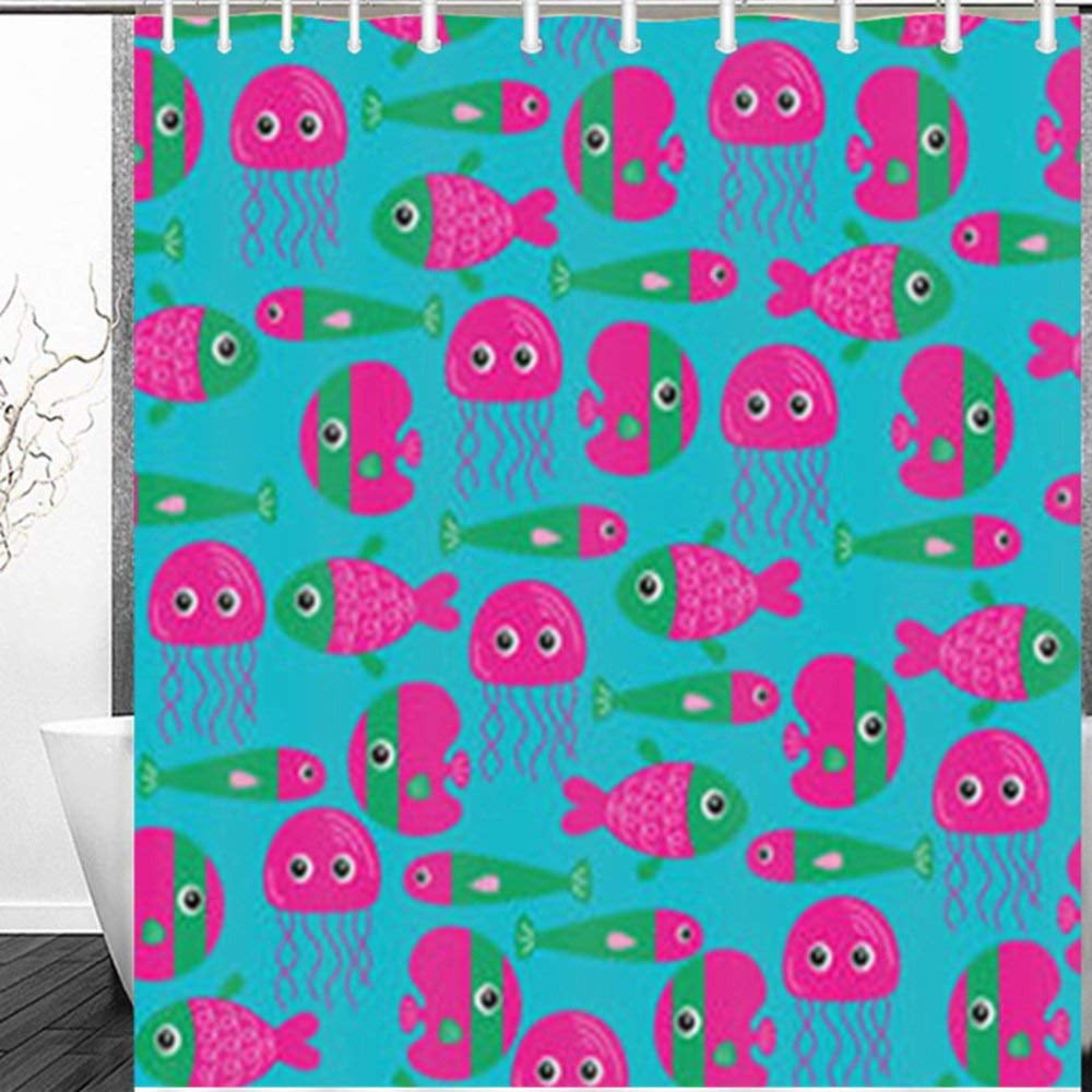 WOPOP Underwater Texture Animals Wildlife Fish Textures Cartoon Shower ...