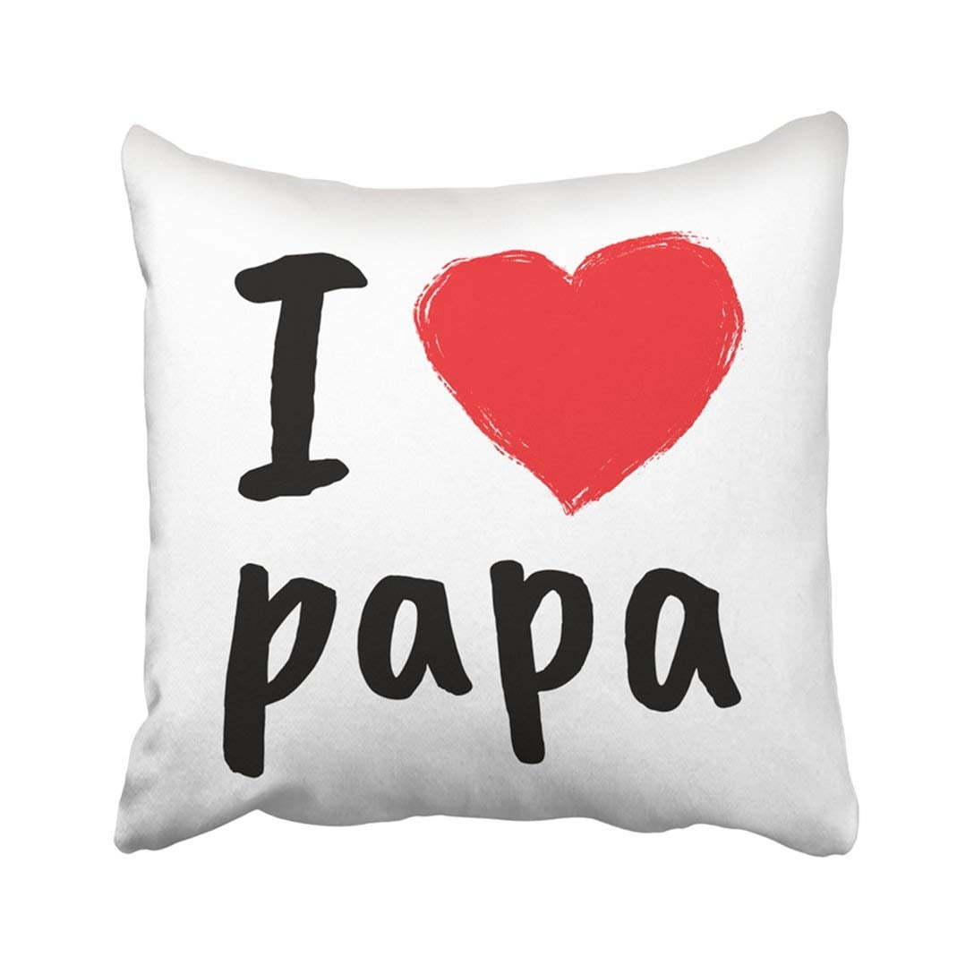 WOPOP White Birthday I Love Papa Greetings For Fathers Day Happy Dad ...