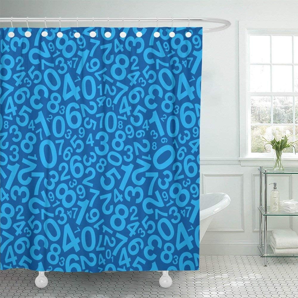 WOPOP White Math Blue Number Random Collage Statistics Symbol ...