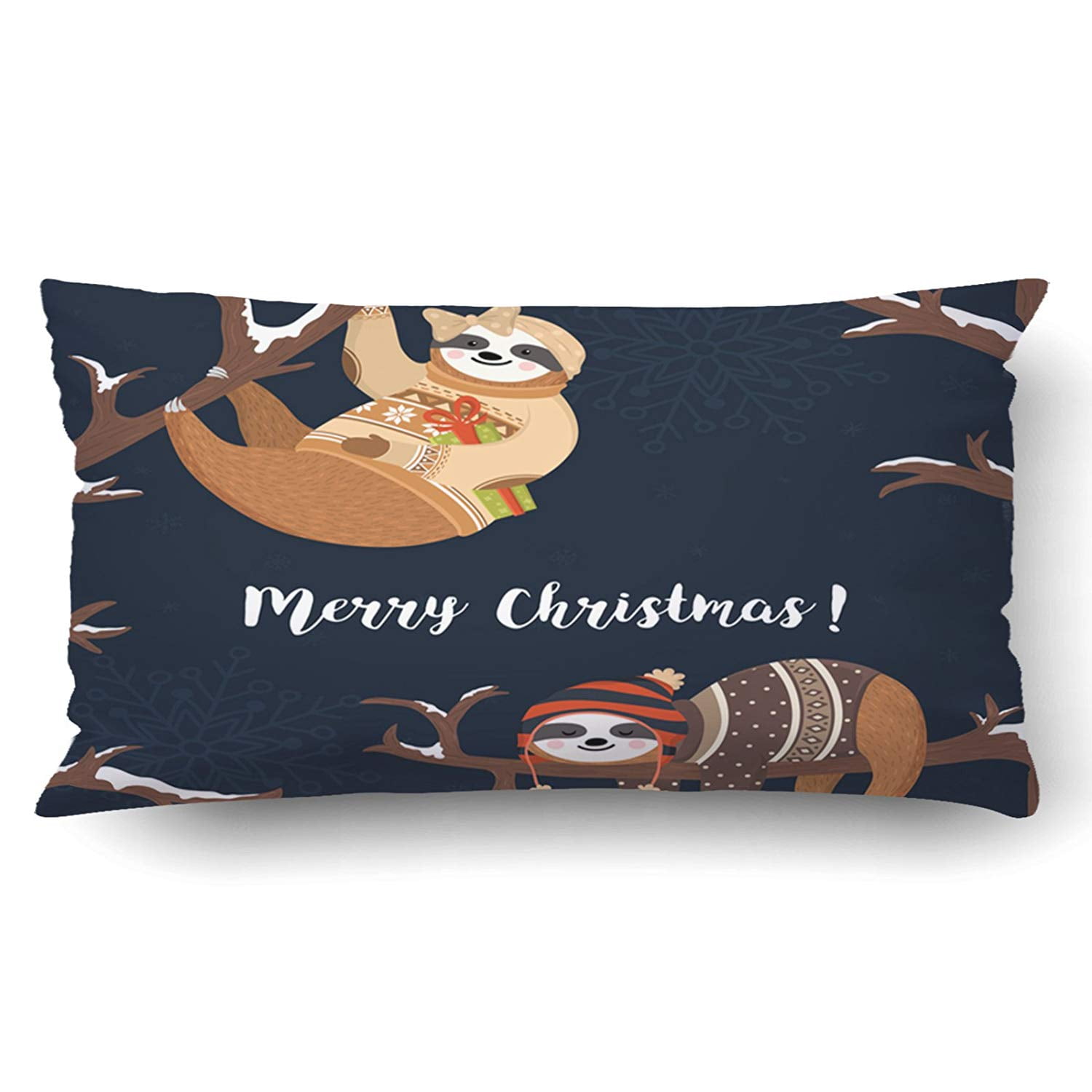 WOPOP Xmas Cute Baby Sloths Funny Sloths Dressed Up In Winter Style ...