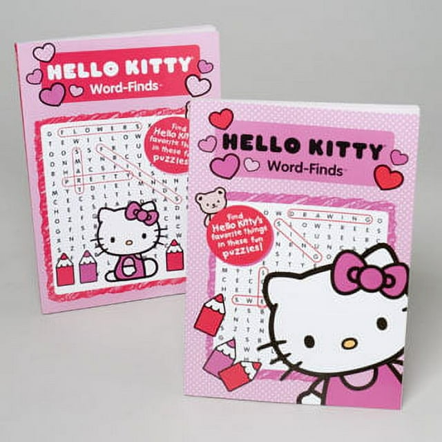 WORD FIND HELLO KITTY 96PG 2ASST IN PDQ, Case Pack of 24 - Walmart.com
