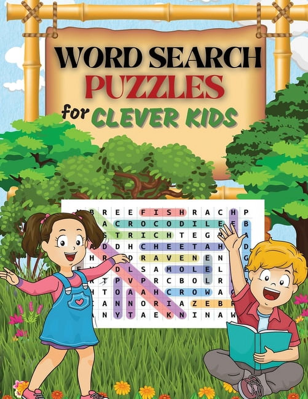 WORD SEARCH PUZZLES for Clever Kids: Practice Spelling, Learn ...
