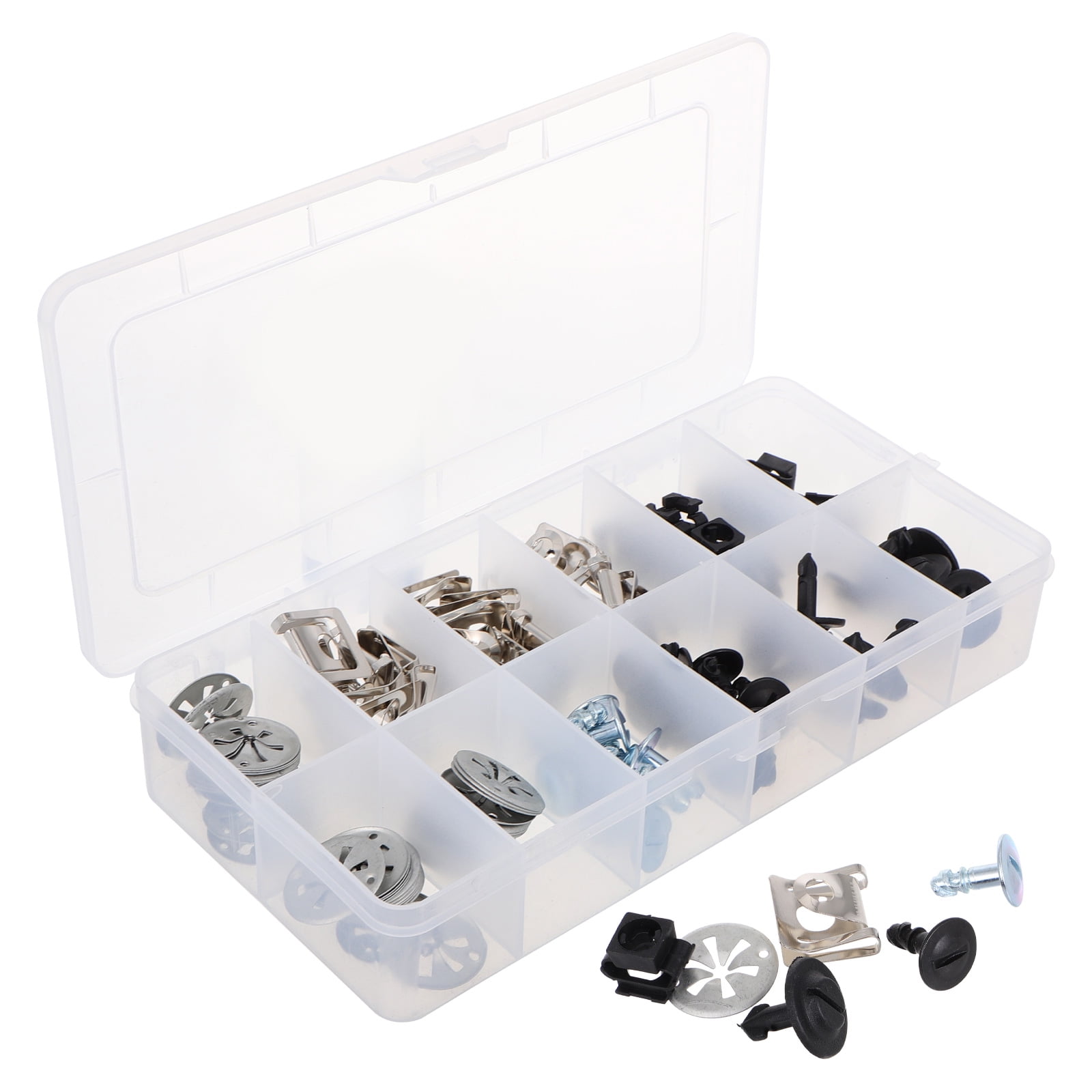 WORGEOUS 1 Box Automotive Fasteners and Clips Set Engine Undertray ...
