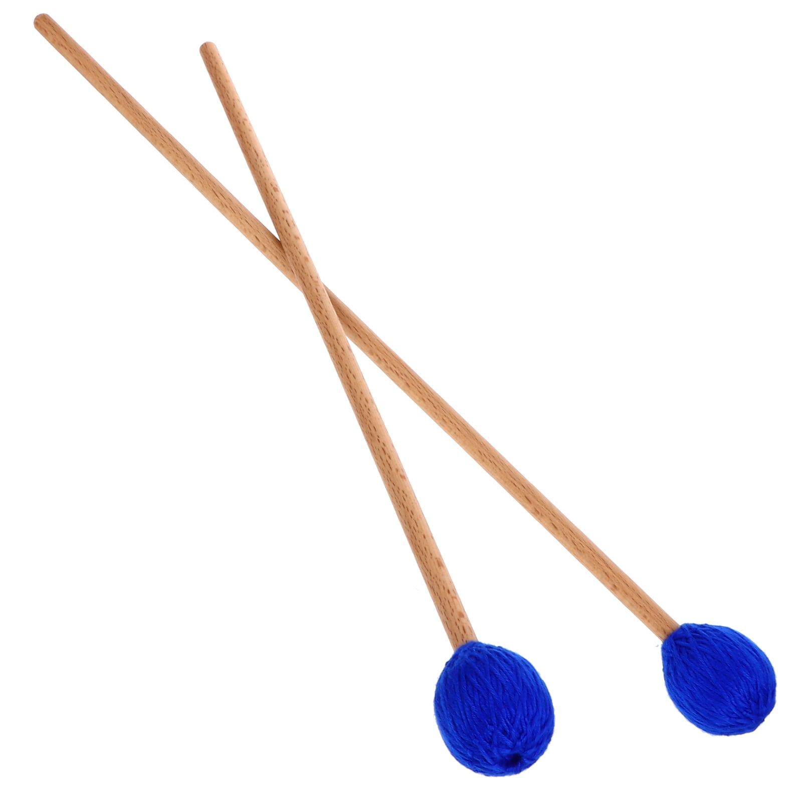 WORGEOUS 1 Pair Blue Yarn Marimba Mallets Ideal for Glockenspiel ...
