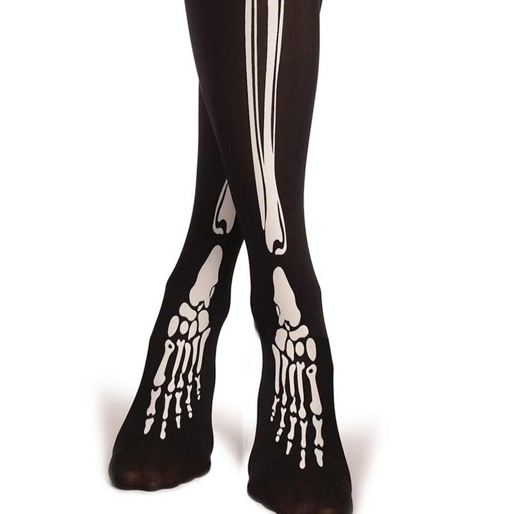 WORGEOUS 1 Pair Bone Socks Polyester for Cosplay and Stage Performance ...