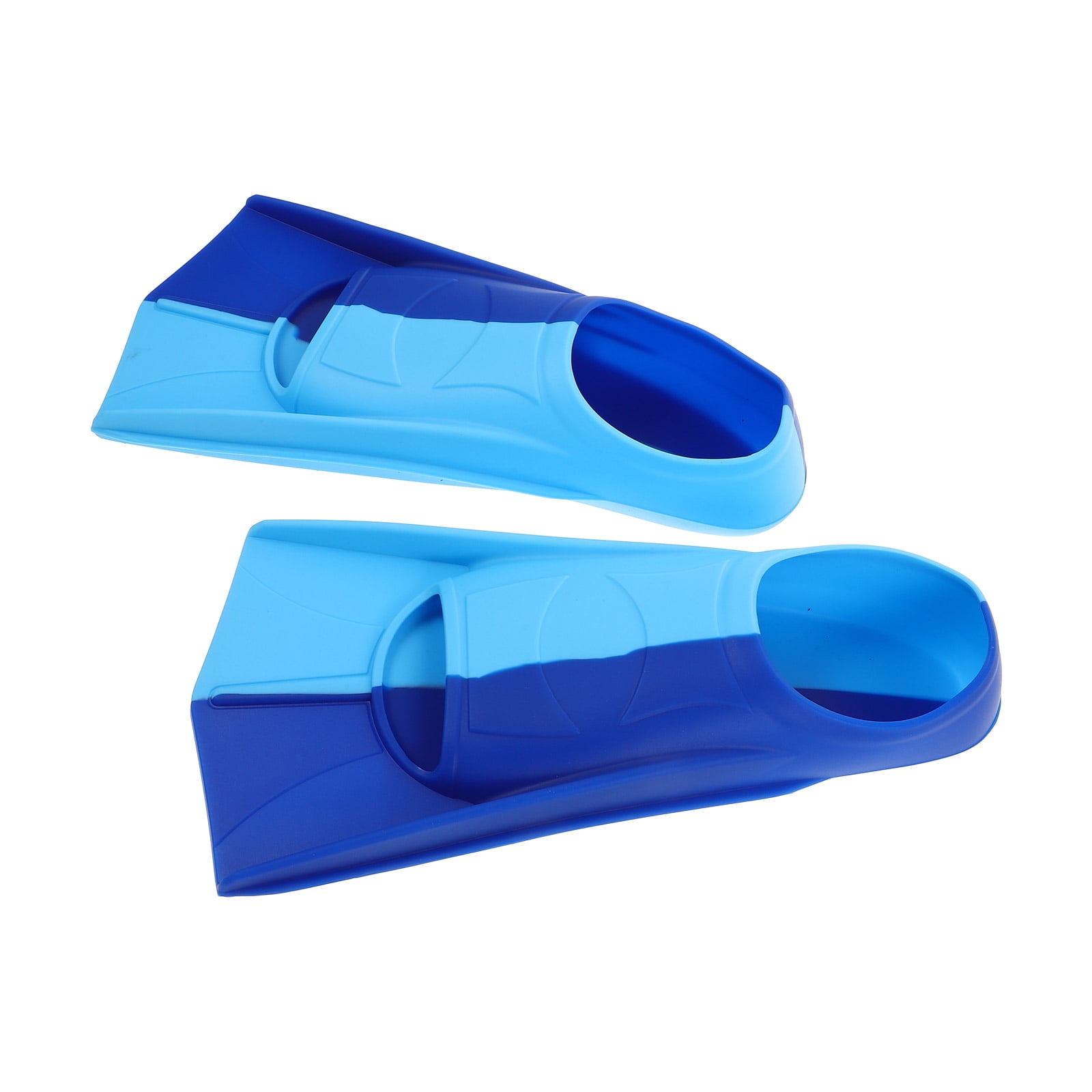 WORGEOUS 1 Pair Kids Short Kids Fins Silicone Youth Training Swimming ...