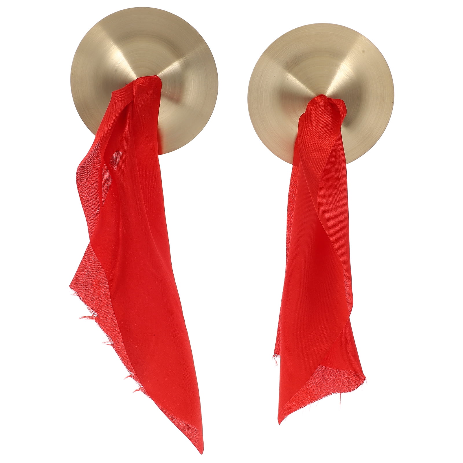 WORGEOUS 1 Pair Metal Finger Cymbals Belly Dancing Fingers Instrument ...