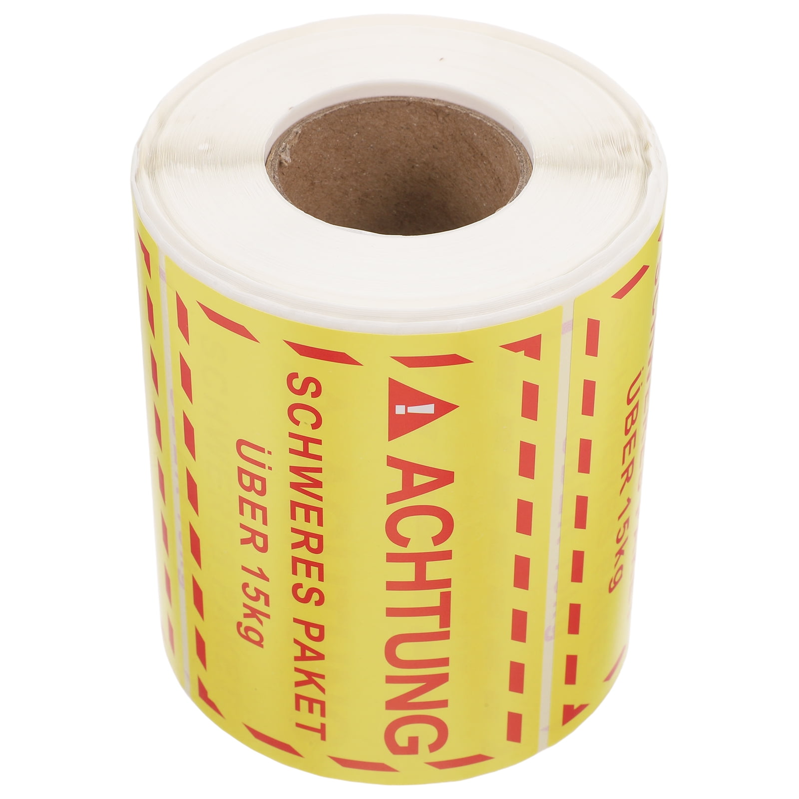 WORGEOUS 1 Roll/500Pcs Overweight Sticker Caution Heavy Stickers Moving ...