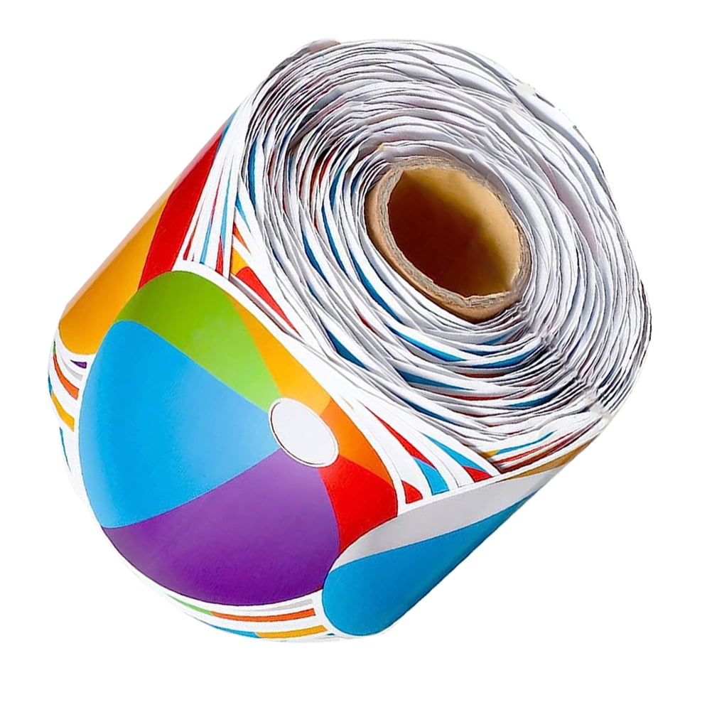 WORGEOUS 1 Roll Decorative Border Paper Decorative Border Sticker ...