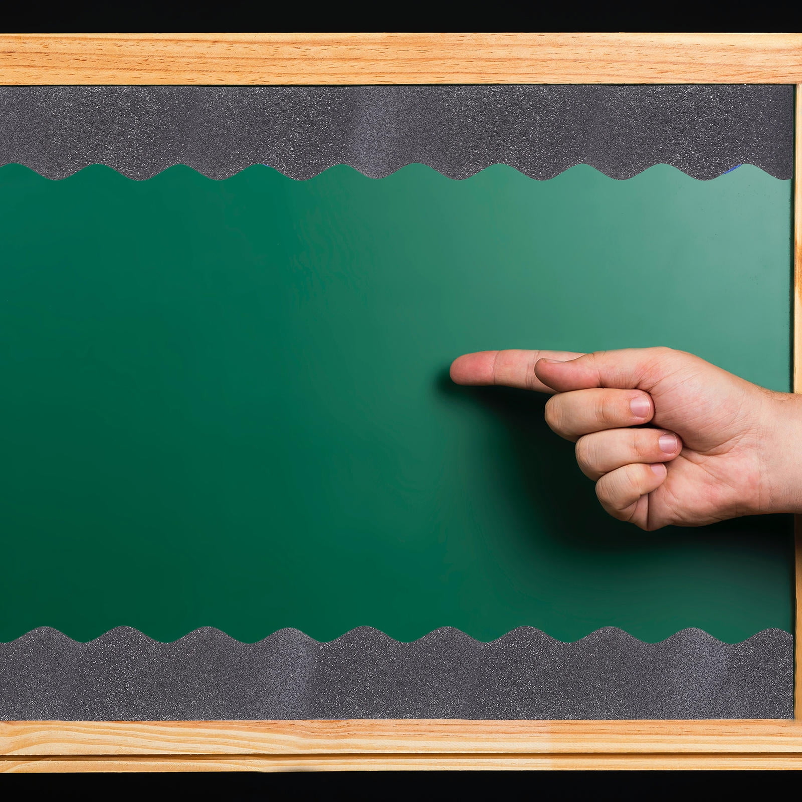 WORGEOUS 1 Roll Decorative Glitter Blackboard Border Decal Bulletin ...