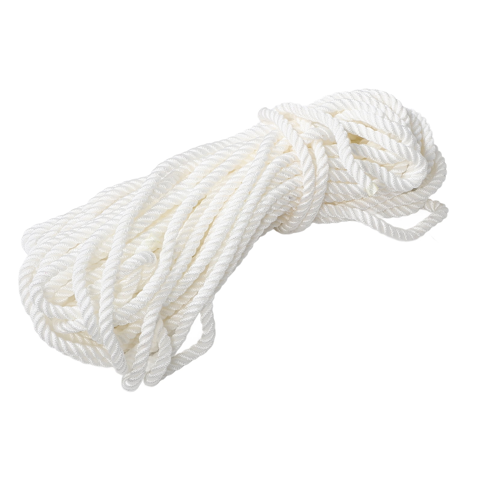 WORGEOUS 1 Roll Nylon Boat Rope 12mm White Nylon Marine Rope For Yacht ...