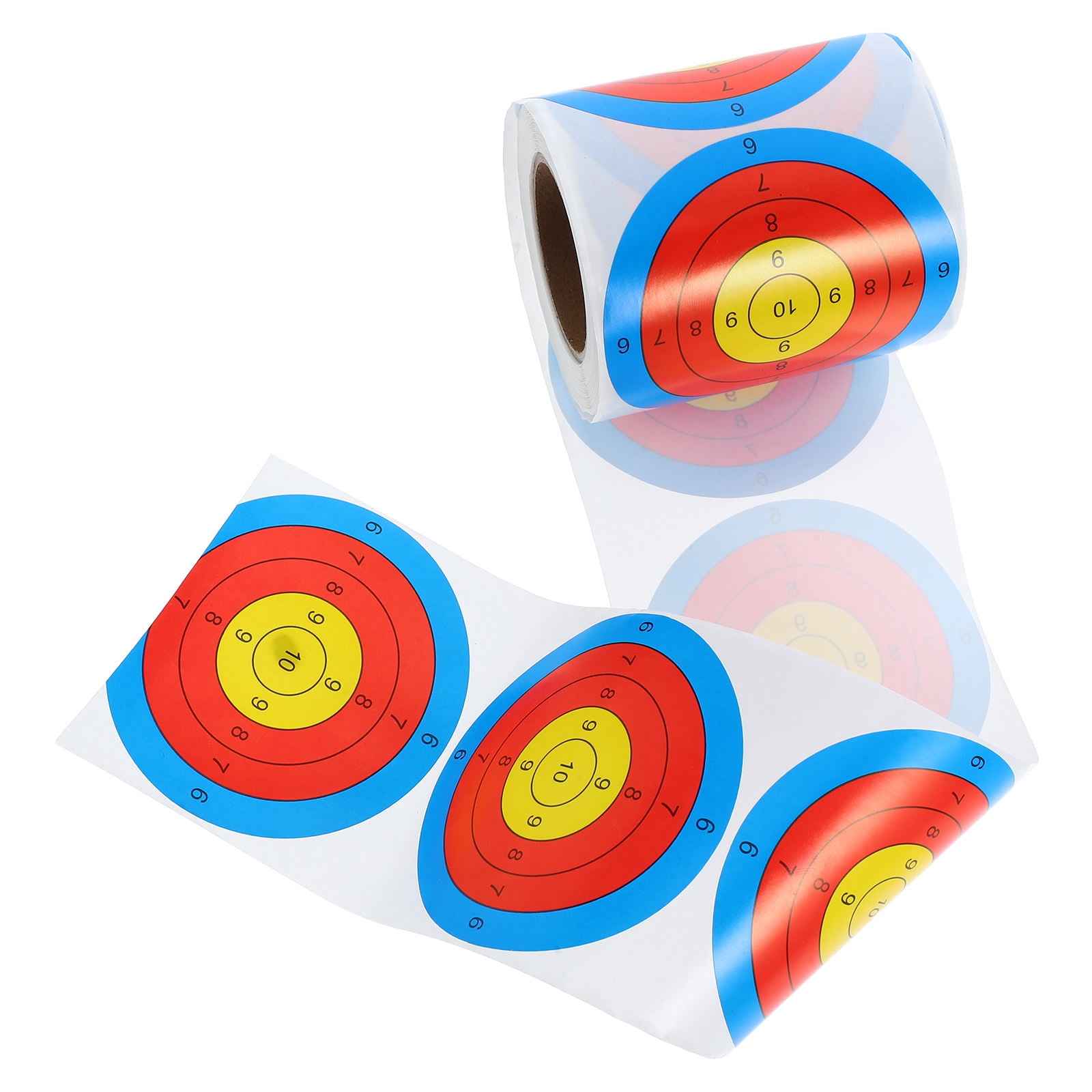 WORGEOUS 1 Roll Of Shooting Practice Target Stickers Fluorescent Arrow ...