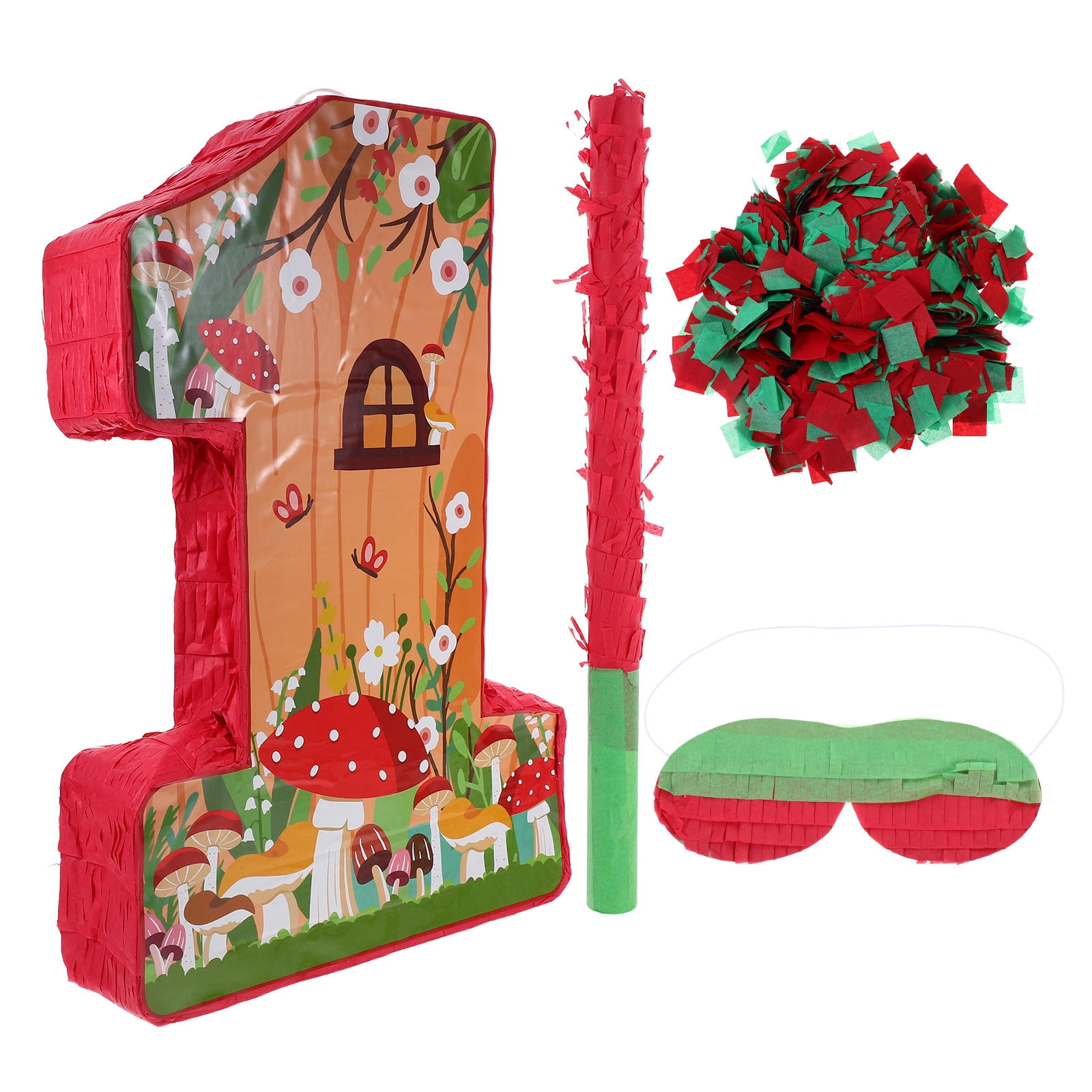 WORGEOUS 1 Set Baby Birthday Mushroom Pinata Toy Candy Party Pinata For ...
