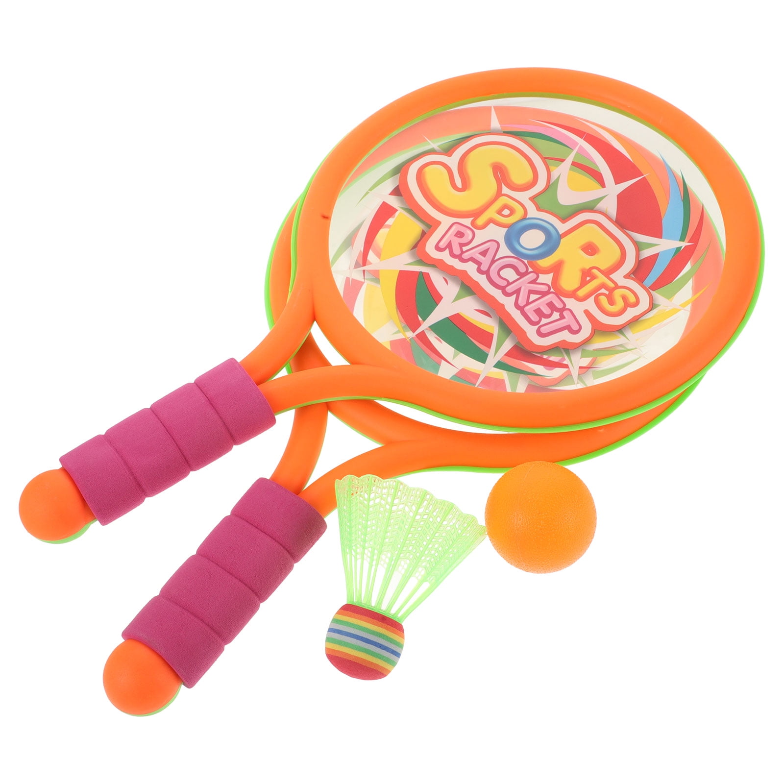 WORGEOUS 1 Set Badminton Racket Toy Badminton Racket Toy Plastic ...