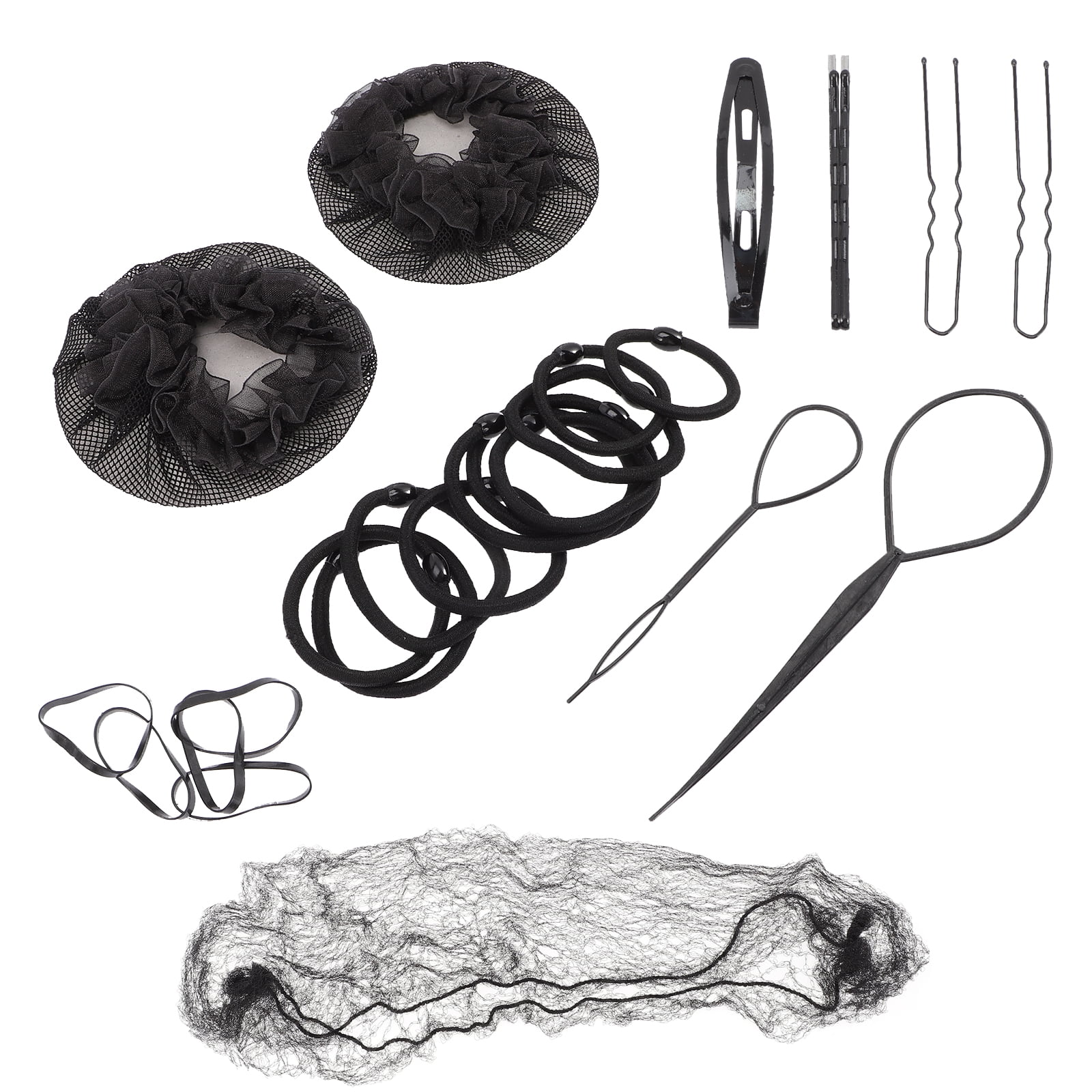 WORGEOUS 1 Set Ballet Bun Hair Nets Elastic Hair Nets Invisible Hair ...