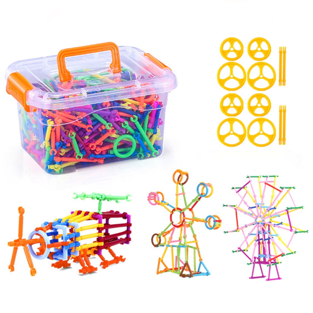 GOOHOCHY Building Blocks Bars Toy Set for Kids Playing with Assorted ...
