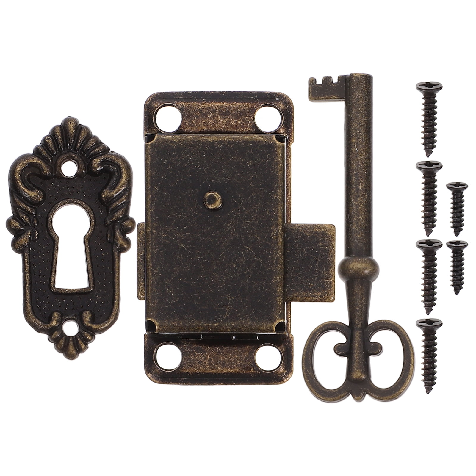 Worgeous 1 Set Vintage Cabinet Locks Vintage Lock Set Cabinet Doors ...
